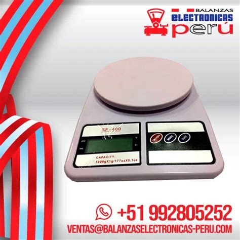 Balanza Gramera Precisur SF 400 de 5 Kilos Balanzas Electrónicas Perú
