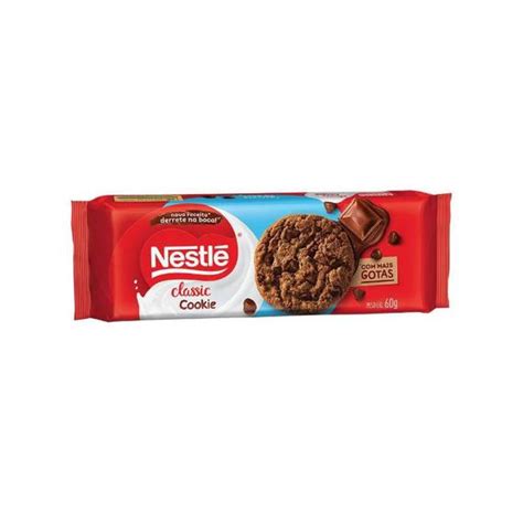 Biscoito Cookie Nestlé Gotas de Chocolate 60g Cookies Magazine Luiza