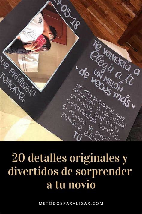 20 detalles originales y divertidos de sorprender a tu novio Métodos