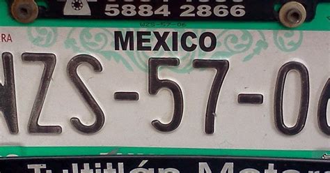 Placas de Autos de México y otras COS 999 AS Tamaulipas Placa de Auto