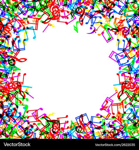 Music Notes Border Frame Royalty Free Vector Image Images And Photos