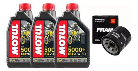 Kit Troca Oleo E Filtro Yamaha Yzf R3 Motul 5000 20w50 Parcelamento