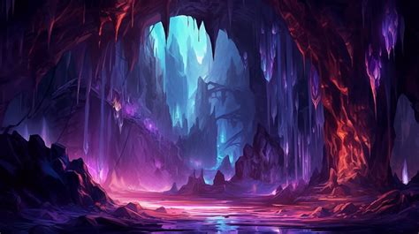 5 Fantasy Crystal Cave Wallpaper Images Enchanted Cave Desktop