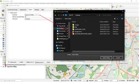 Creating A Web Map Using QGIS2Web XyHt
