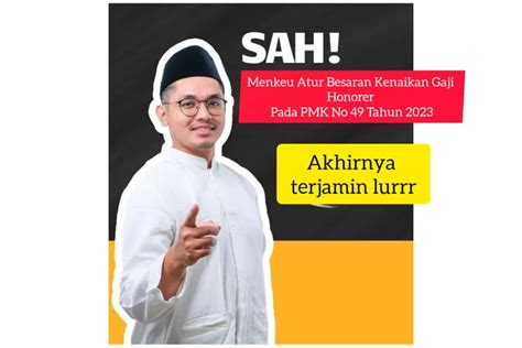 Tak Hanya PNS Menkeu Sri Mulyani Tetapkan Kenaikan Gaji Honorer Pada