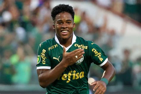 Gol de Endrick rende bônus milionário do Real Madrid ao Palmeiras