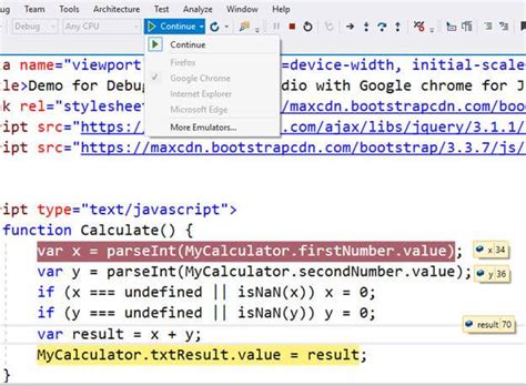 Debugging JavaScript And TypeScript Using Google Chrome In Visual