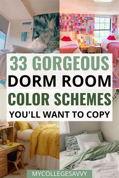 Trendy Dorm Room Color Schemes For Dorm Room Color Schemes