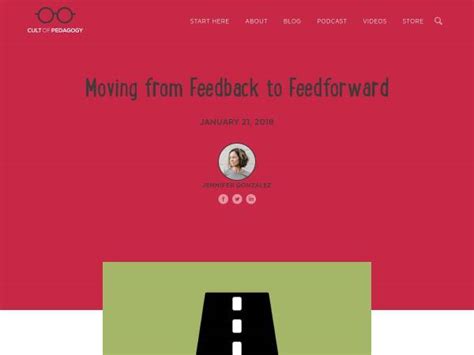 Moving From Feedback To Feedforward Resources California