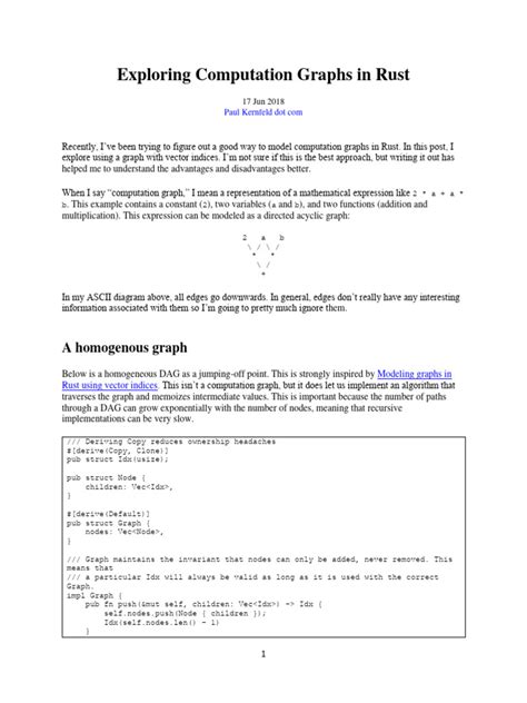 exploring computation graphs in rust pdf vertex graph theory mathematical logic