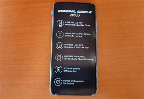 General Mobile GM 20 incelemesi İşte öne çıkan özellikleri Teknoloji