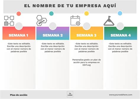 Plantillas gratis para Plan de Acción