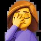 Person Facepalming Emoji Emoji Meaning Copy Paste Symbl