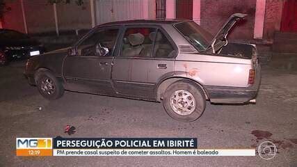 Vídeo Perseguição policial termina homem baleado e mulher presa em