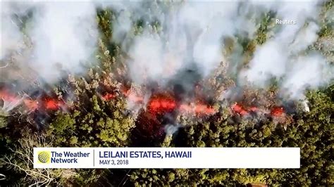 Eruption du volcan à Hawaii images impressionnantes Vidéo Dailymotion