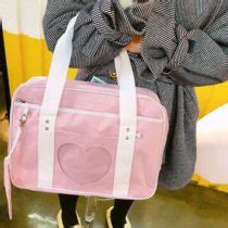Kawaii Style Pink Travel Shoulder Bag