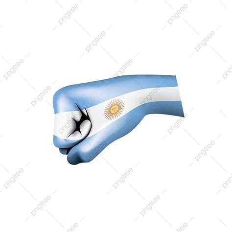 Argentina Flags Vector Hd Images Argentina Flag And Hand On White