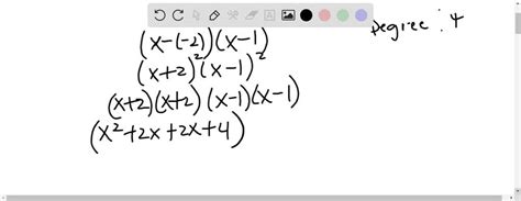 solved finding a polynomial from a graph find the polynomial of the specified degree whose graph
