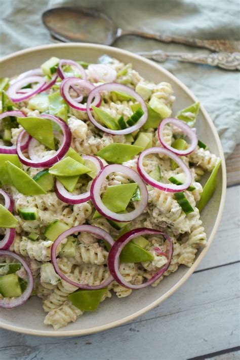 Pastasalat Med Tun Og Pesto