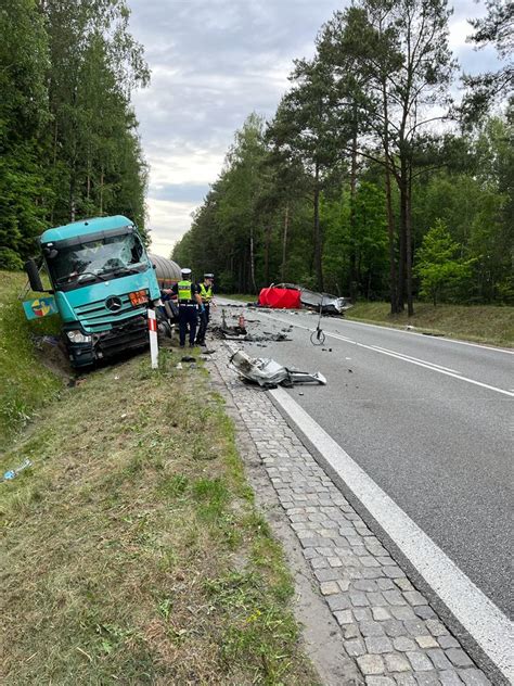 Wypadek śmiertelny na drodze krajowej nr 8 Komenda Miejska Państwowej
