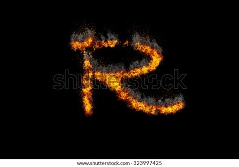 Fire Alphabet Letter R Stock Illustration Shutterstock