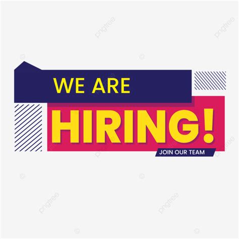We Are Hiring We Are Hiring Job Hiring PNG And Vector With