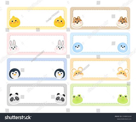Notebook Name Stickers Images Stock Photos D Objects Vectors
