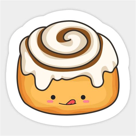 Delicious Cinnamon Roll By Tee Love Co In 2023 Cute Stickers Disney