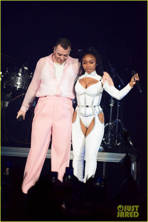 Sam Smith Normani Perform Dancing With A Stranger Collab Live For