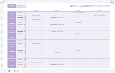 Best Google Sheets Calendar Templates Boxysuite