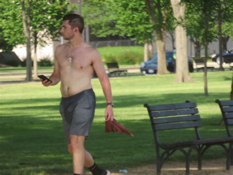 Shirtless Sweaty Jogger David Kelly Flickr
