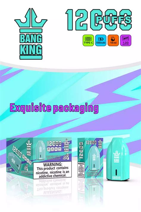 Bang King 12000 Puffs Disposable Vape Ultimate Vaping Experience With