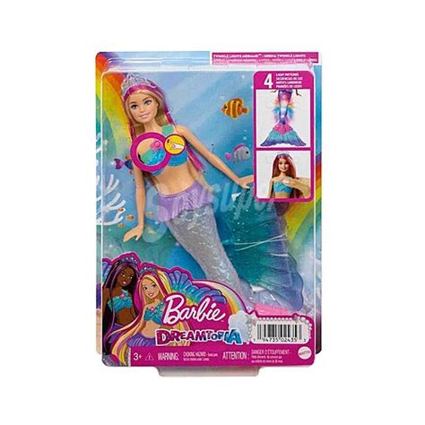 Barbie Barbie Dreamtopia Malib Sirena Luces M Gicas De Colores Mu Eca