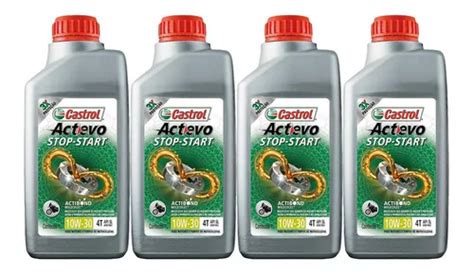 4 Castrol Actevo Stop start 4t 10w30 Jaso Ma2 Frete grátis