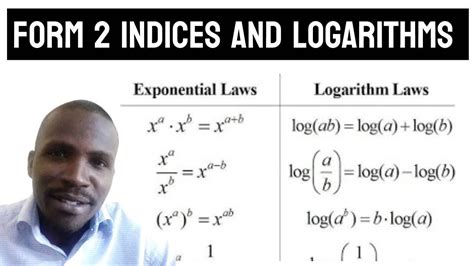 indices and logarithms form 2 how to use logarithm tables part 1 youtube