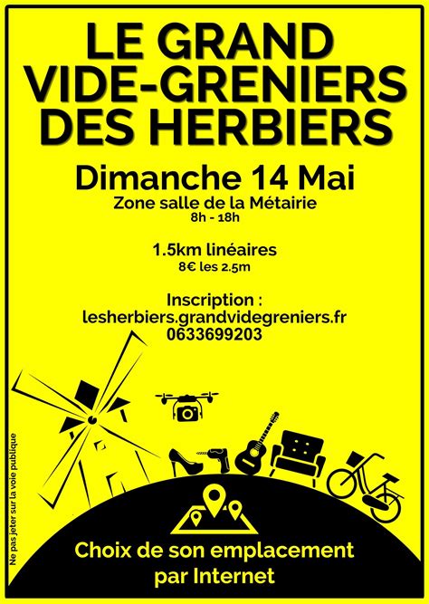 Amicale laïque la Métairie le grand vide greniers des Herbiers