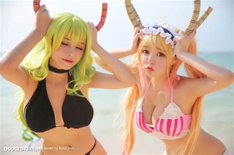 Xia Mei Jiang Kobayashi San Chi No Maid Dragon Lucoa Naked Cosplay