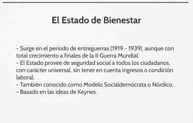Dónde surge el Estado del bienestar SandraAleans