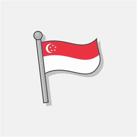 Animated Singapore Flag