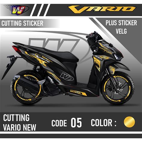 Jual Cutting Sticker VARIO NEW Aksesoris Motor Stiker Honda Vario 125
