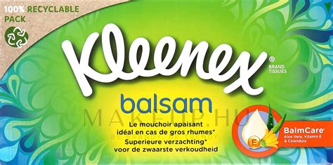 Kleenex Törlőkendő Balsam 64 db Makeup hu