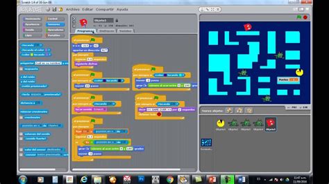 creacion de pacman con scratch 1 4 youtube