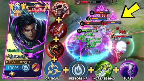 SAVAGE ALUCARD NEW PERFEECT BUILD EMBLEM UNLI LIFESTEAL ONE SHOT