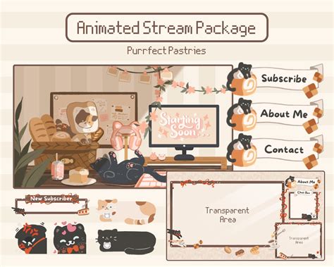 Animated Cozy Stream Overlay For Twitch Cozy Overlay Stream Etsy Artofit