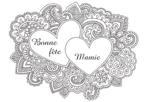 Coloriage Bonne F Te Mamie T L Charger Et Imprimer Gratuit Sur