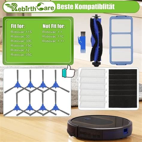 Schiuma Accessoires Pour Robot Aspirateur Eufy Robovac 11S 30 30C 35C