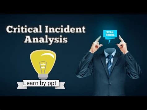 Critical Incident Analysis Technique Methods Of Reflection Part