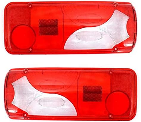 Amazon fr Lot de 2 vitres de rechange en verre pour feu arrière de