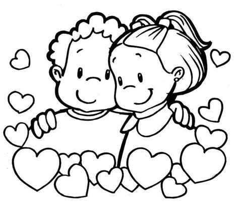 Dibujos de amistad para colorear descargar e imprimir Colorear imágenes
