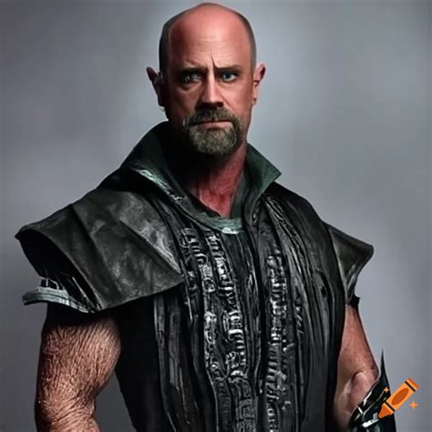 Christopher Meloni As Vampiric Superhero In H R Giger Style On Craiyon